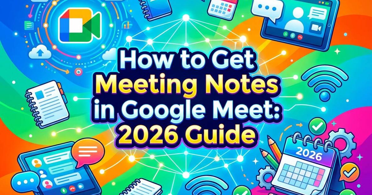 如何在 Google Meet 中获取会议记录：2026 指南